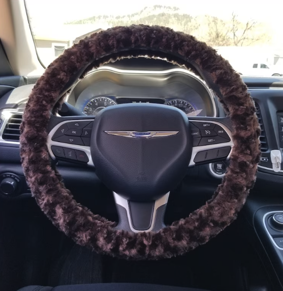 Cuddle® Rose Brown | Steering Wheel Cover